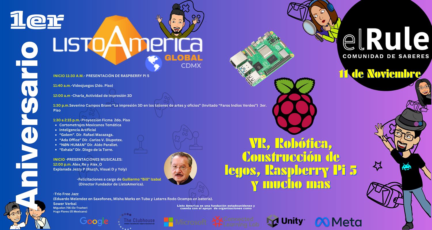 Experience Raspberry Pi 5 at ListoAmerica's First-Year Anniversary in Mexico City – Raspberry Pi ...